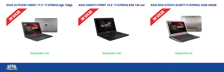 Page promotions SHS disponible ! - SHS Computer