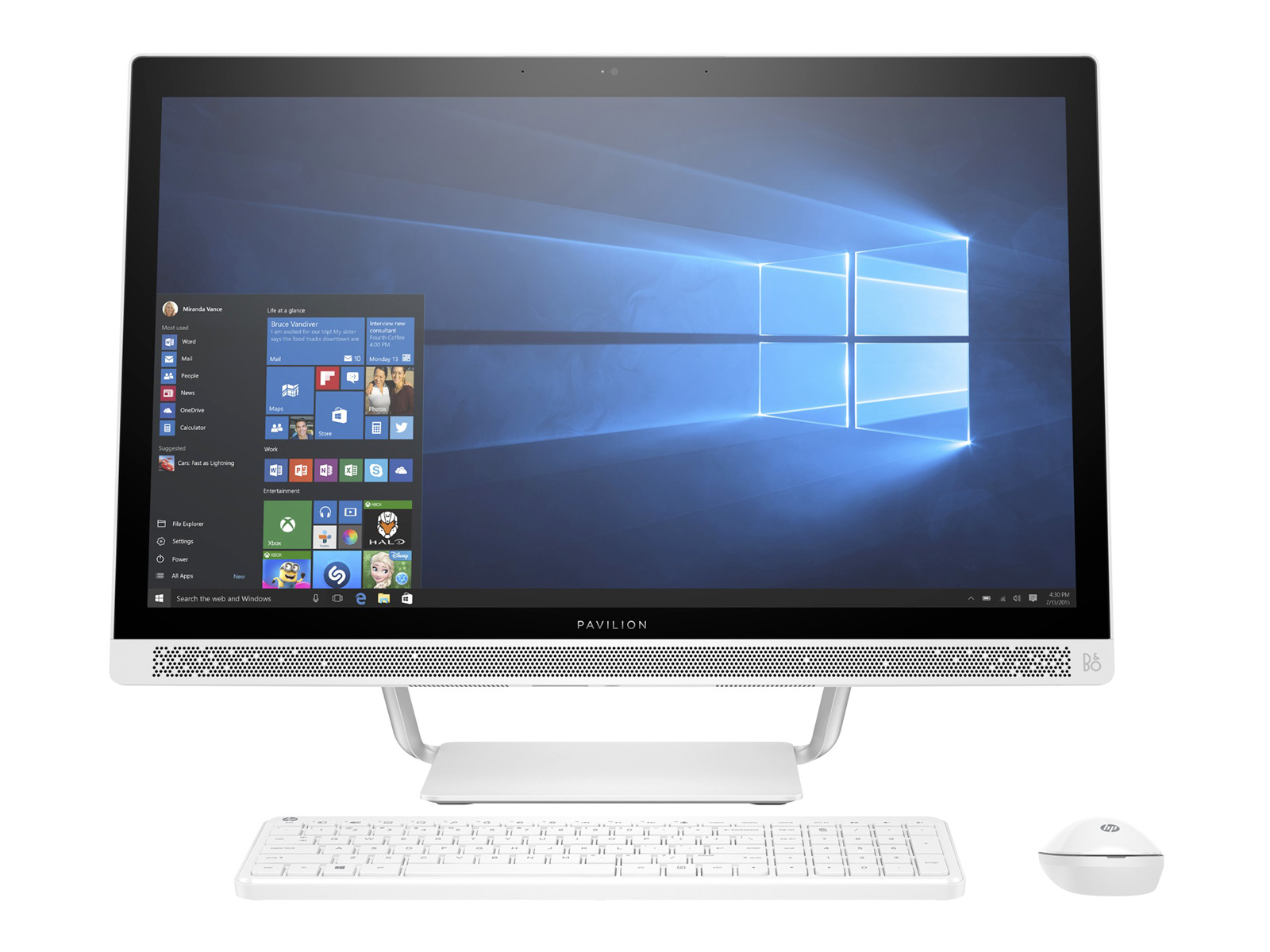 HP 24-B231nf AIO 23.8'' FHD i3-7100T 8GB 128GB SSD + 1TB GF 930 2gb ...